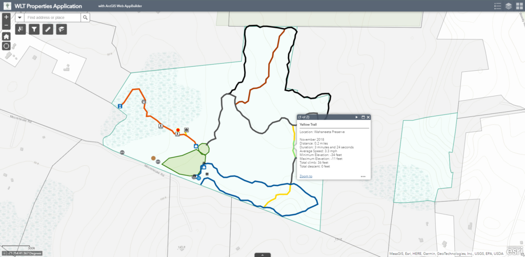 Volunteer working with Westerly Land Trust to build out GIS ...